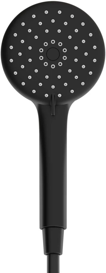 Душевая лейка Sancos Lotus SC6003MB 115 мм, 3 режима, черный матовый