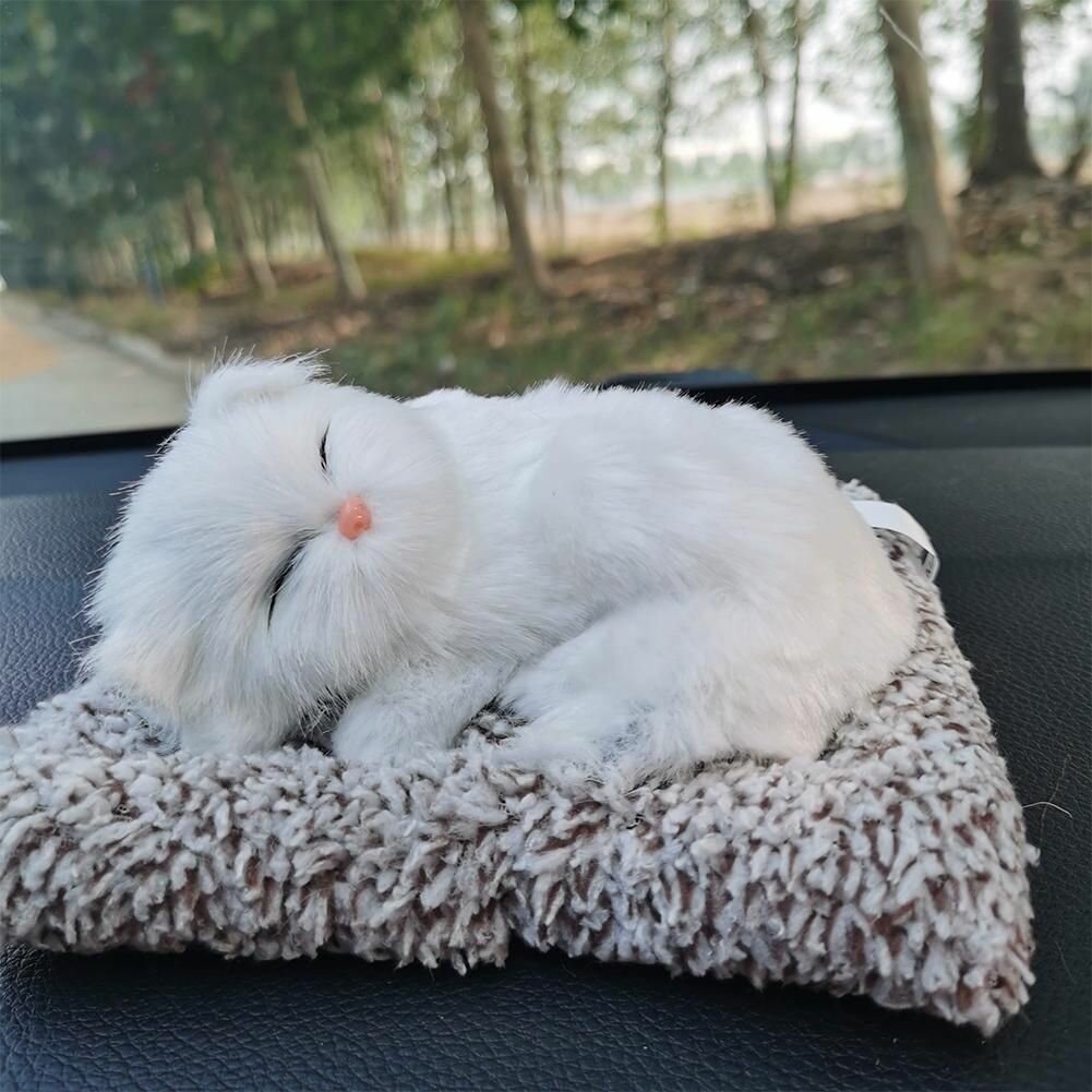 Мягкая игрушка кошка в машину на панель авто