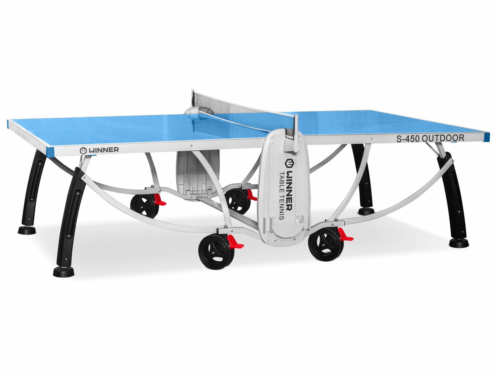 Теннисный стол всепогодный WINNER S-450 OUTDOOR 274 х 152.5 х 76 см с сеткой