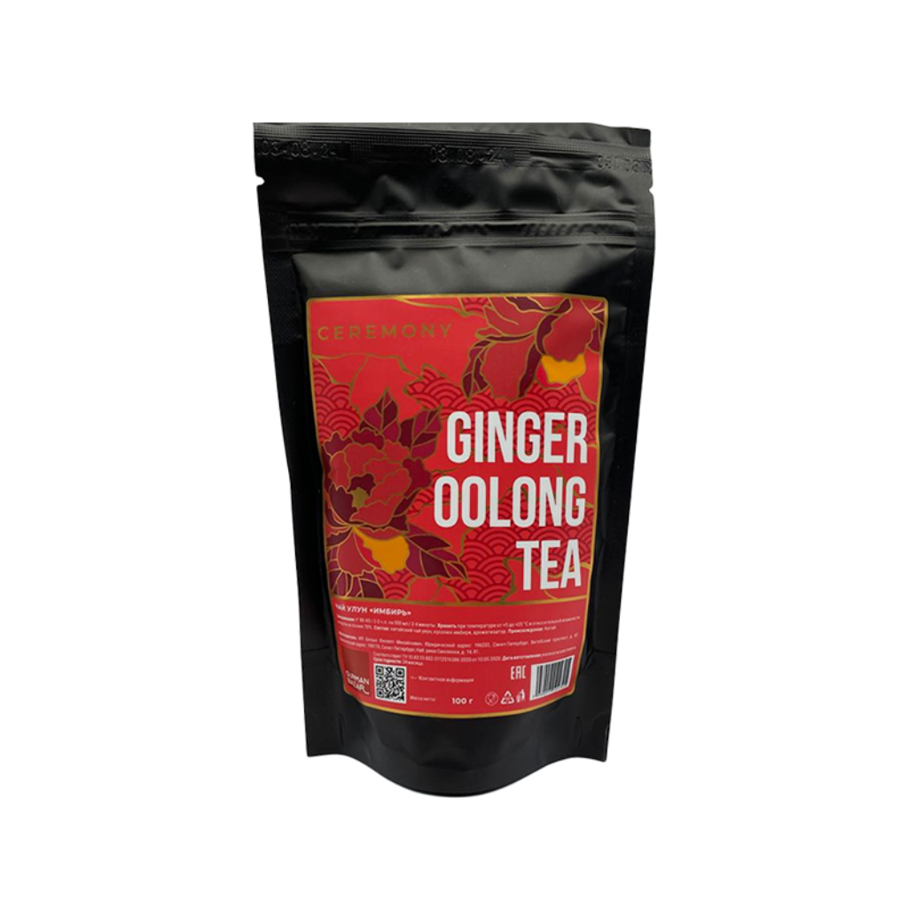 Китайский чай Ceremony улун с добавлением имбиря 100 г, Россия