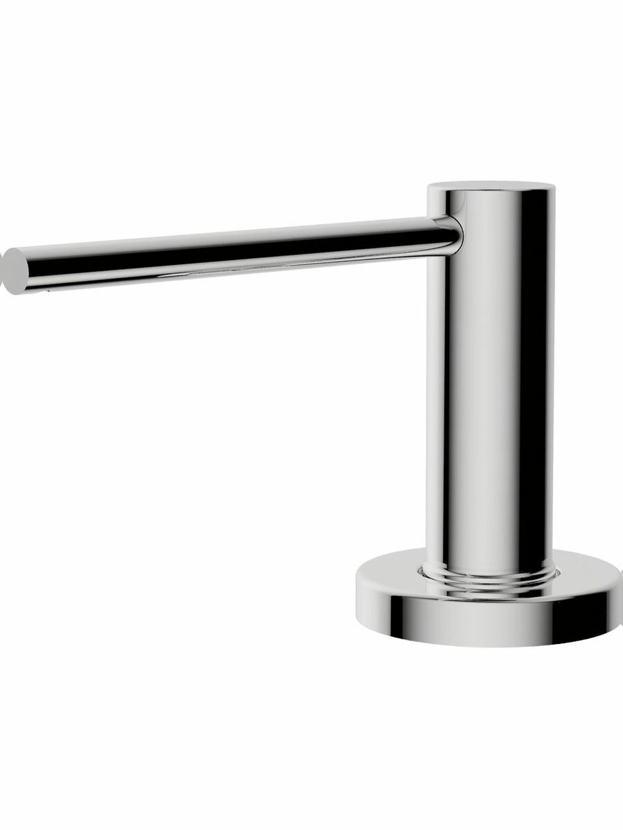 Дозатор для жидкого мыла/средства для мытья посуды/моющего средства с бутылкой OMOIKIRI OM-10-C, хром (врезной)