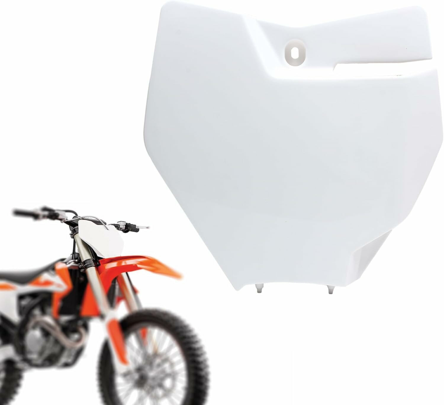 Щиток (площадка) переднего номера для KTM EXC EXCF XC XCW SXF 19-21