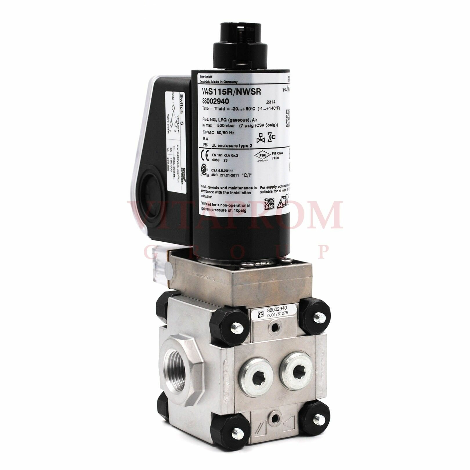 Газовый клапан Kromschroder VAS115R/NWSR, 88002940
