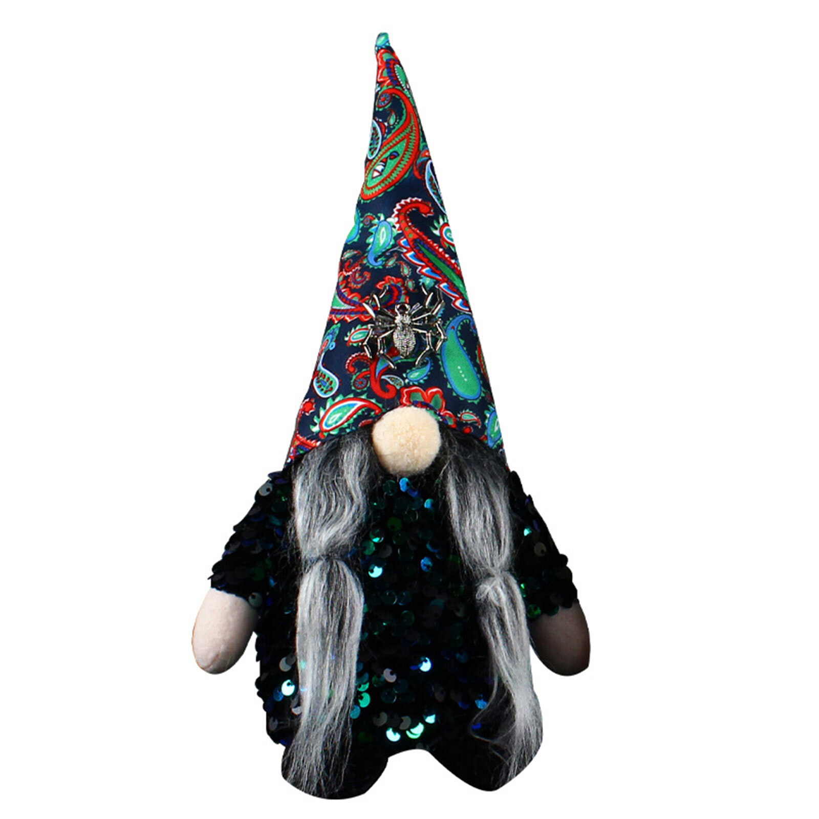 Глоуины с блестками гноме шляпа плюш борода эльф -эльф