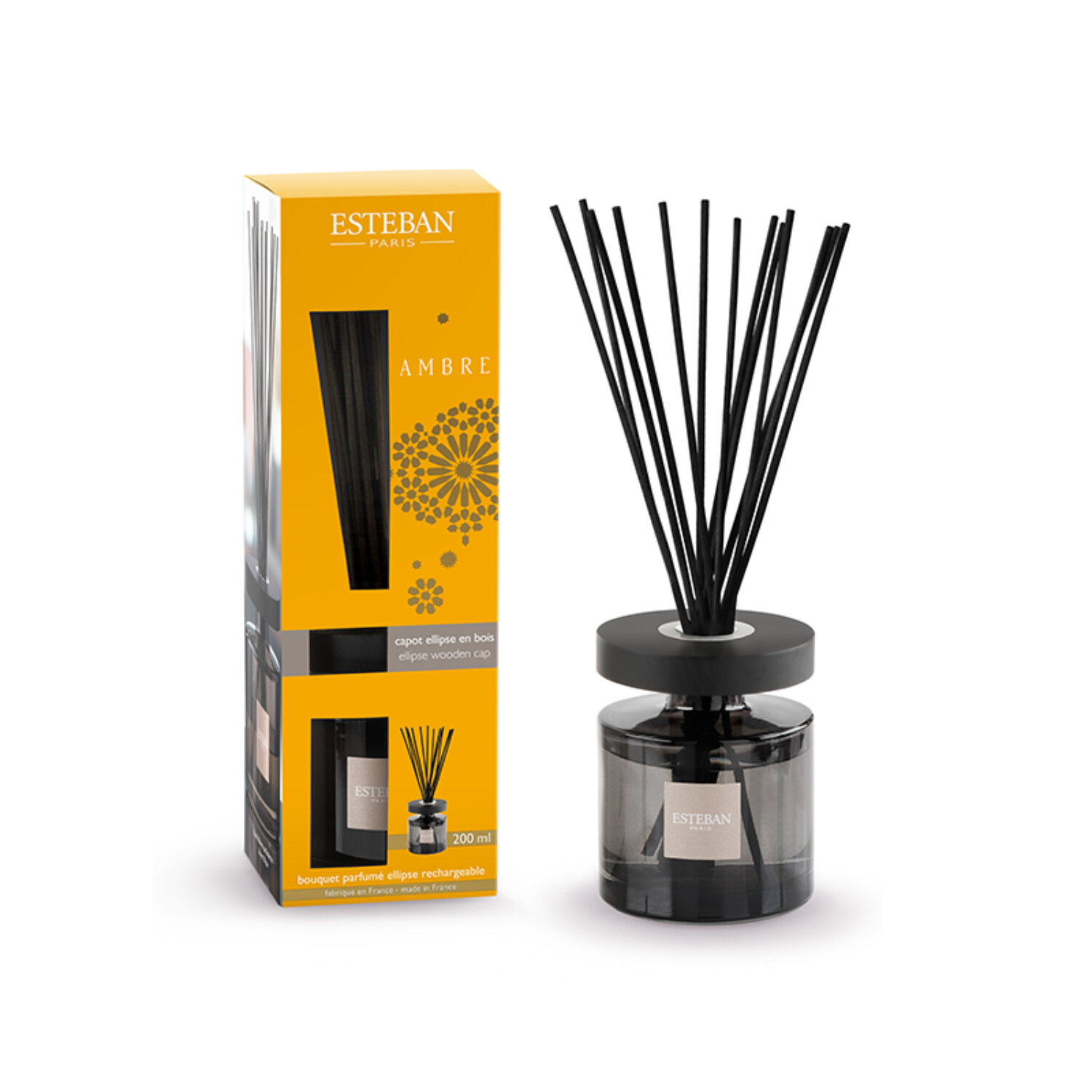 Ароматический диффузор Esteban Paris Parfums "Амбра/AMBRE" 200 мл.