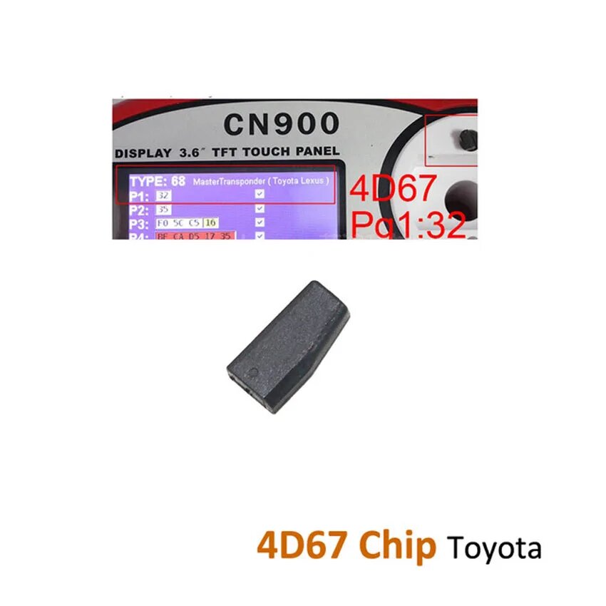 Чип автомобильного ключа-транспондера Ecusells 4D60 4D61 4D62 4D63 40Bit 4D63 80Bit 4D65 4D67 4D68 4D69 4D6A 4D6B чип для Ford/Mazda 4D67 Chip