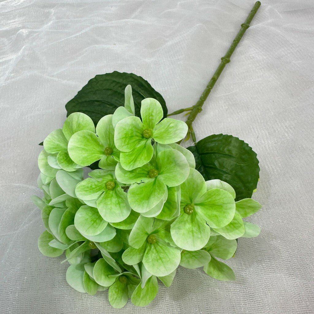 Luxurious artificial hydrangea cluster for celebrations and photography studio