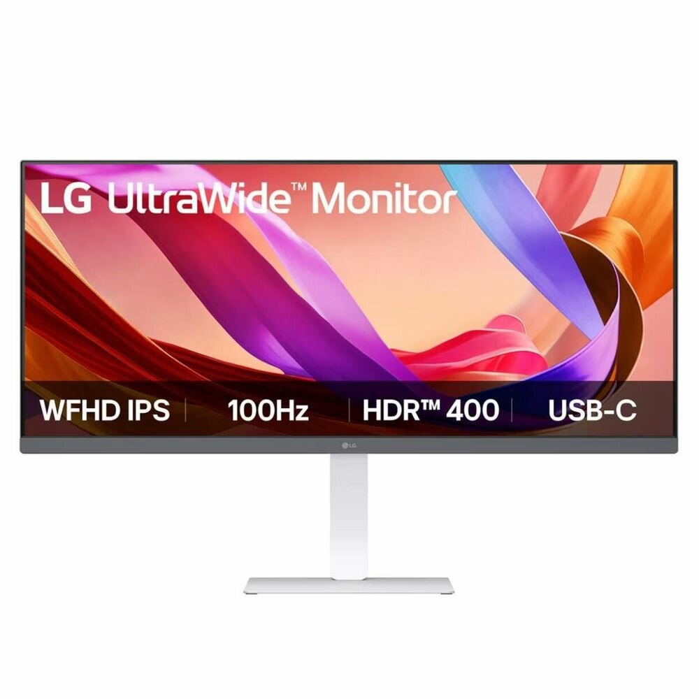 Монитор 34" LG 34U530A-W IPS, 2560x1080, 100Hz, 5ms, 500сd/m, 1000:1, HDR10 | HDMI(1.4), DP(1.4), Type-C(PD-15W) | HAS, Swivel, ExPSU, Speakers, Vesa 100, White