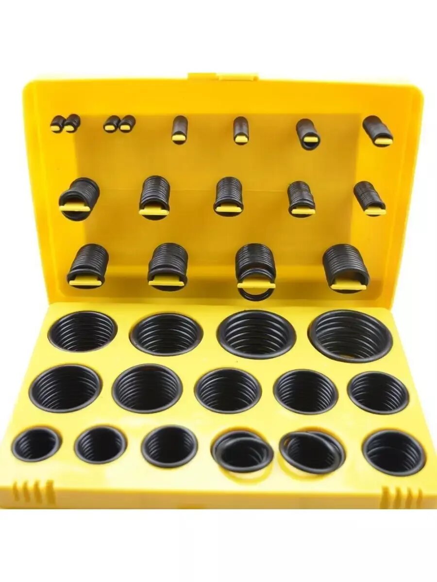 Набор уплотнительных колец TWS, универсальные, маслобензостойкость, 366шт