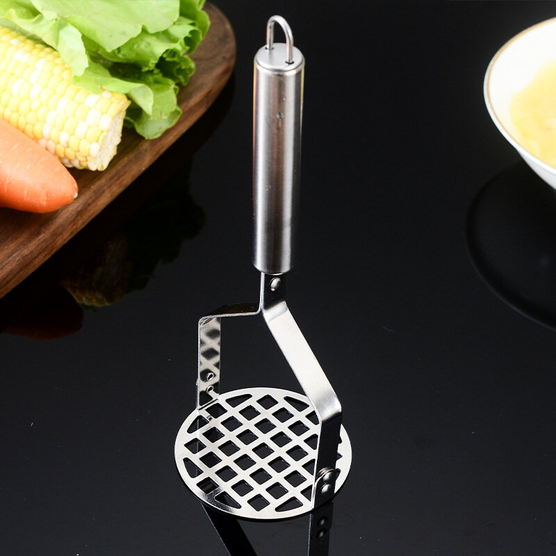 Пресс для картофельного пюре из нержавеющей стали Бытовая кухня Пресс для картофеля Тыквенная давилка Детское питание