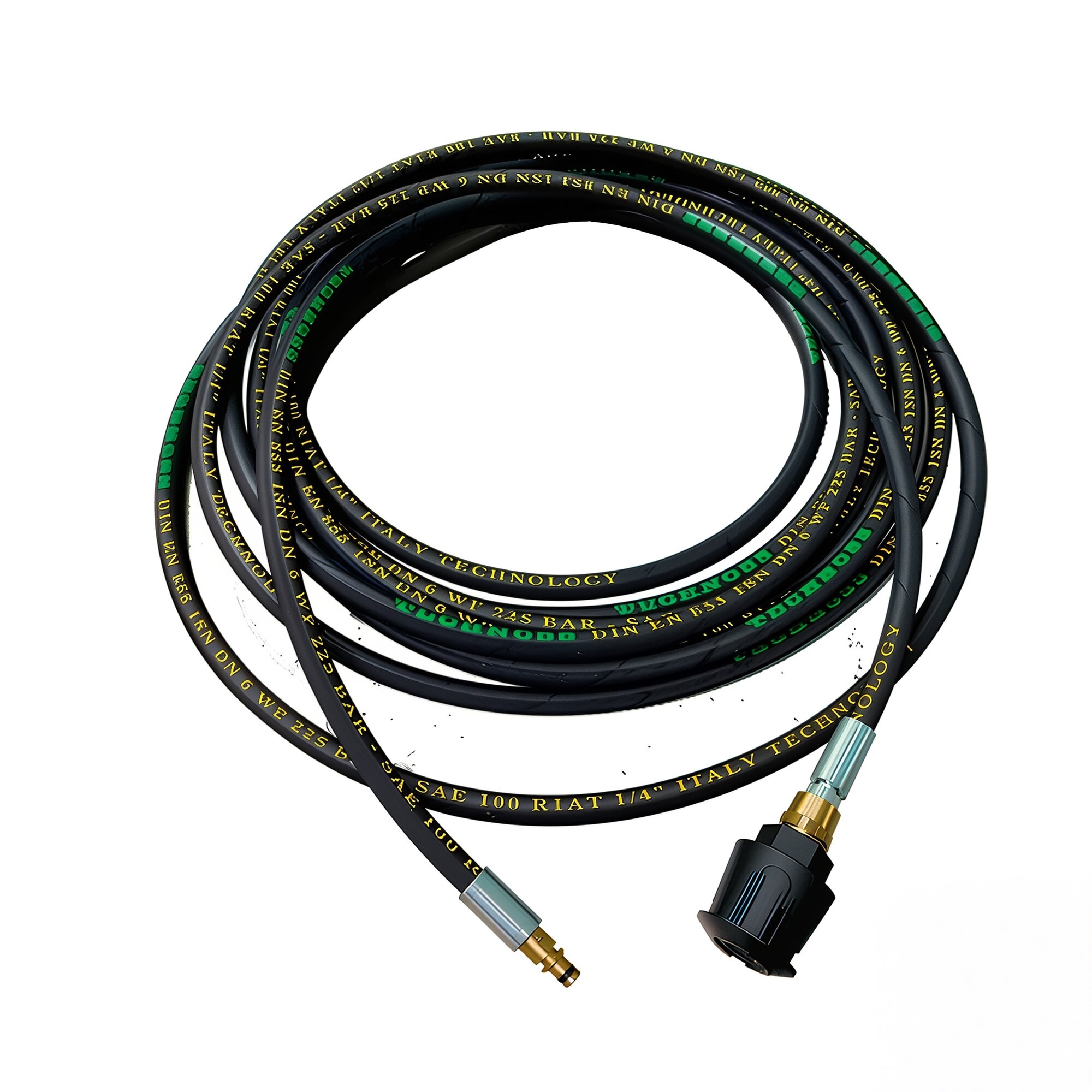 Удлинительный шланг на Керхер ВД с железной оплеткой, 10 метров