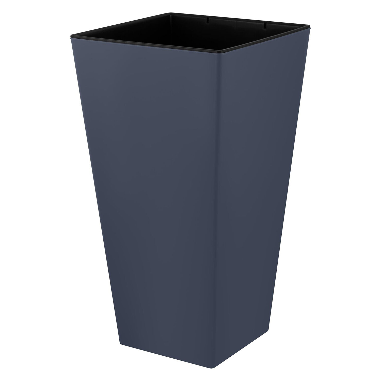 Горшок для цветов InGreen London Cube, 300х300 мм, объем 34 л, вулканический серый IG780411026