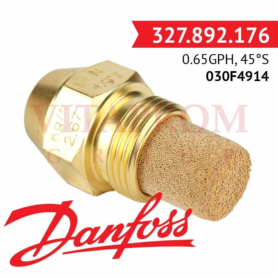 Форсунка Danfoss 0.65GPH, 45S, 030F4914 — фото 1