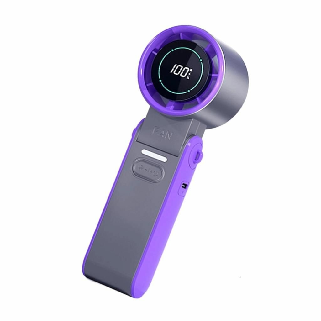 Портативный вентилятор 3600mAh, F52 Дайсон Грей - Обычные цифровые версии