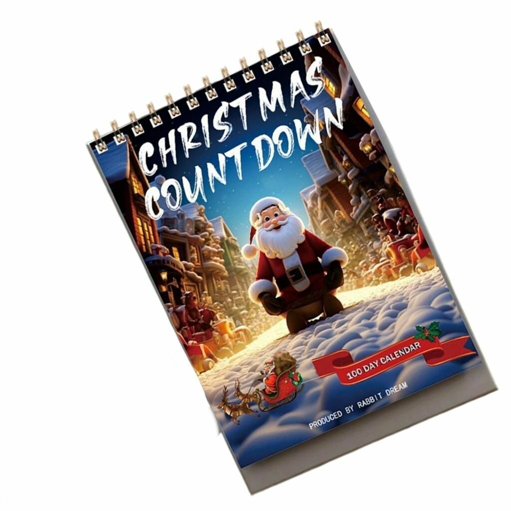 Рождественский календарь с обратным отсчетом на 100 дней на 2026 год