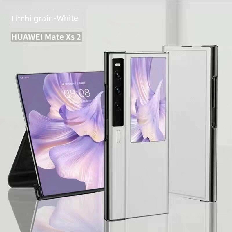 Премиум кожаный чехол-книжка для Huawei Mate Xs складного экрана, магнитное самоприлипание, узкий полный покрытие,