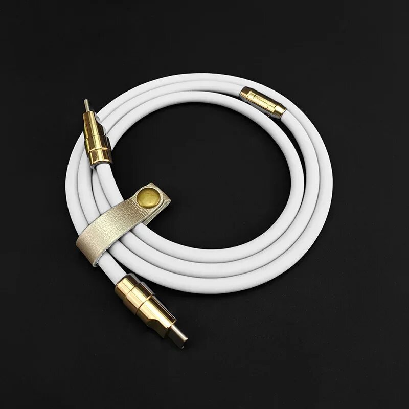 Силиконовый кабель USB Type-C, 3 м, 2 м, 100 Вт, для быстрой зарядки телефона, жидкий кабель, кабель USB Type-C – Type-C, зарядное устройство PD.