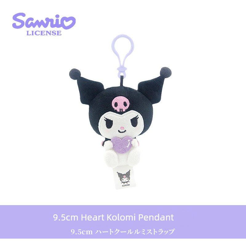 Официальный плюшевый кулон Sanrio с Куроми, украшение для рюкзака, милый брелок My Melody Подвеска Куроми в форме