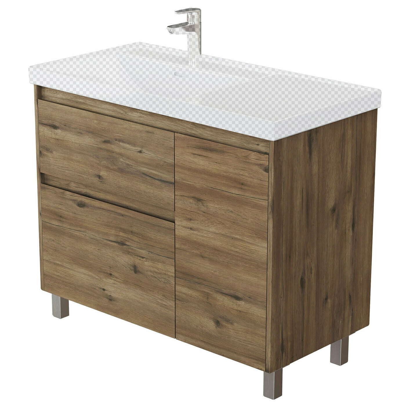 Тумба под раковину Aquanet Nova Lite 2.0 90 346346 левая