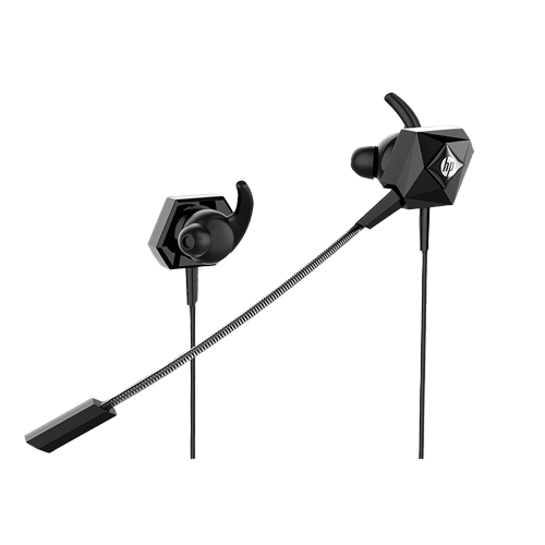 Наушники проводные HP 5927221, черные, высокая четкость звука, удобные амбушюры