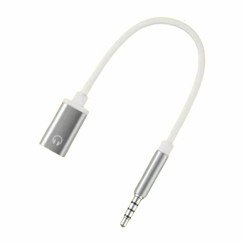 Адаптер 3.5 мм Jack - USB Type C, Серебро
