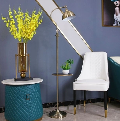 Торшер напольный ЭлисСвет светильник регулируемый, бронзовый 5825LF/1L AB