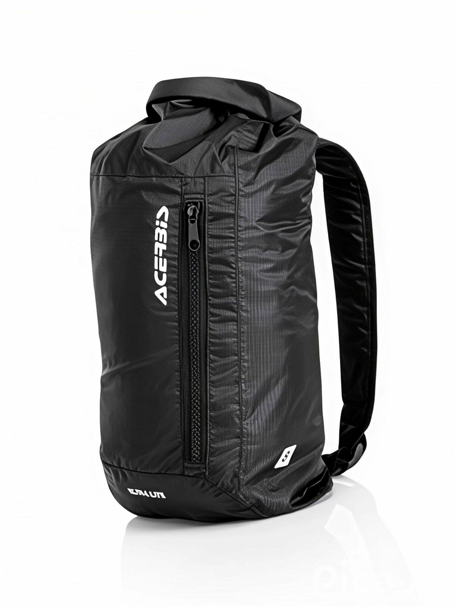 Моторюкзак Acerbis ROOT BAG, водонепроницаемый, на молнии, черный