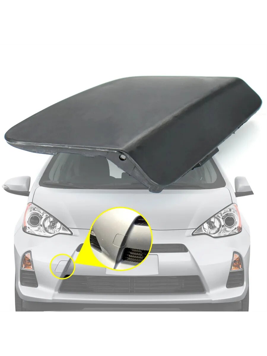 Крышка Проушины Буксировочного Крюка Переднего Бампера 5212752941 Для Toyota Prius C Aqua 2012-2014