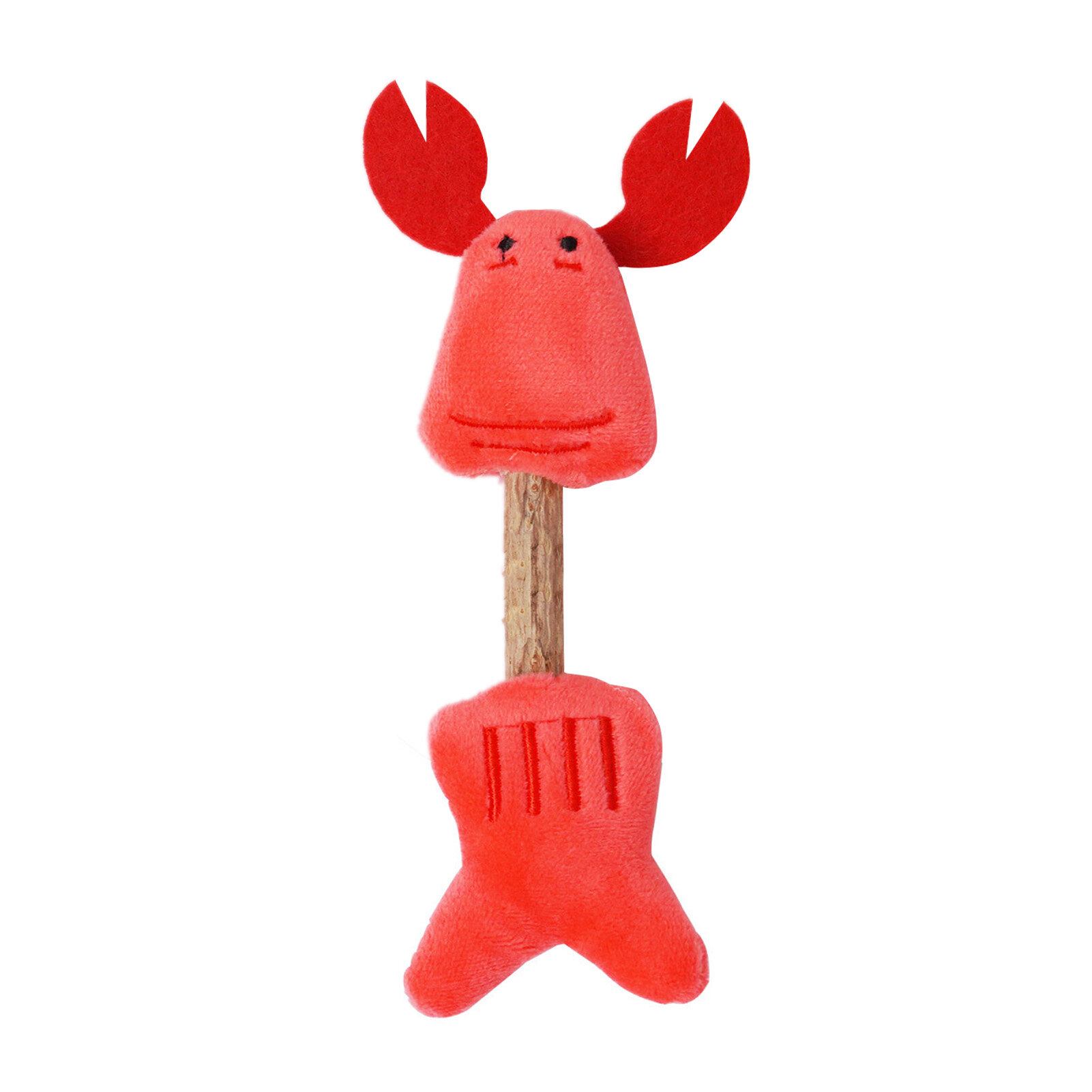 Деревянный прорезыватель для зубов у кошек Polygonum, плюшевая игрушка для ухода за полостью рта у кошек, жевательная игрушка для котят, игрушка для чистки зубов, интерактивный жезл для зубов у кошек