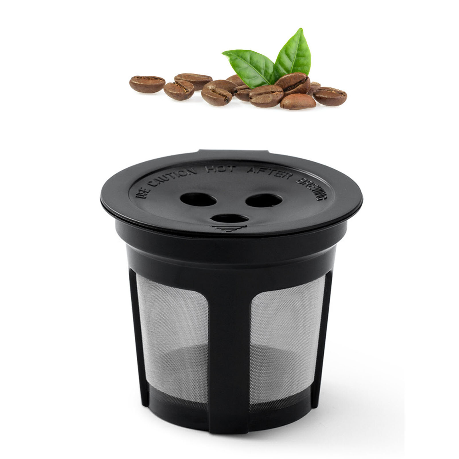 Reusable Coffee Filter Plastic 3 Hole Empty Capsule Replacement for Dual Brew Machine — фото 1
