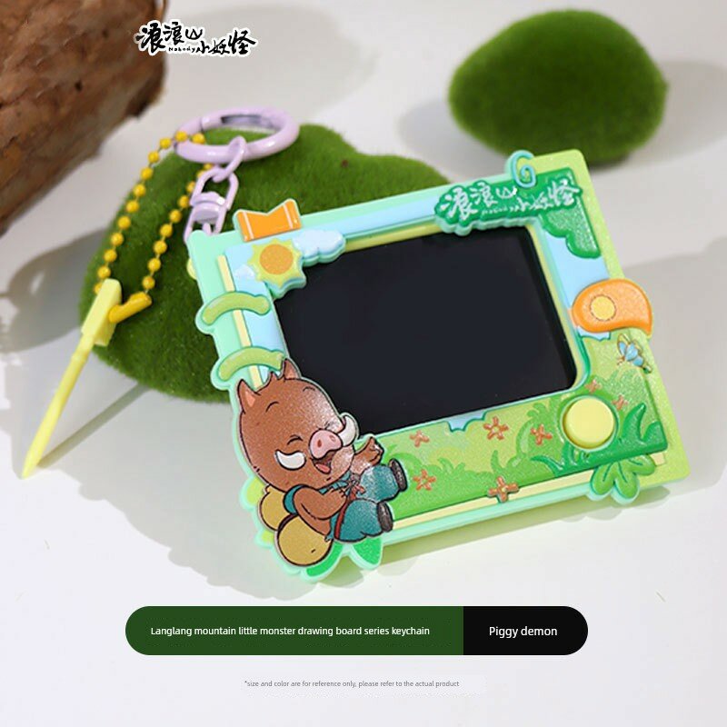 Оригинальный плюшевый брелок-монстрик Лангланг Монстрчик-Поросенок, новая кукла, подвеска для рюкзака, подарок Орнамент