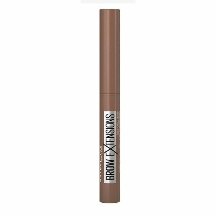 MAYBELLINE NEW YORK Brow Extensions Fiber Pomade Crayon Eyebrow Makeup, Крем-карандаш для бровей оттенок 02 soft brown
