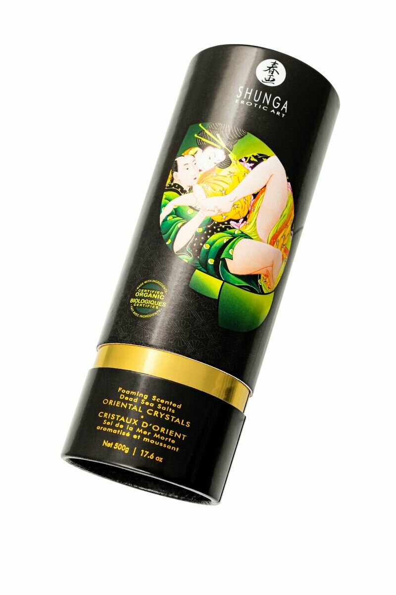Соль мёртвого моря для ванны Shunga Oriental Crystals Цветок лотоса 500гр