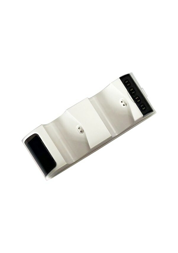 Зарядное устройство для геймпадов PS4Pro/PS4Slim, Беспроводное дуальное зарядное подставка с LED, Белый, 1 шт Зарядное док-станция, 1 шт USB