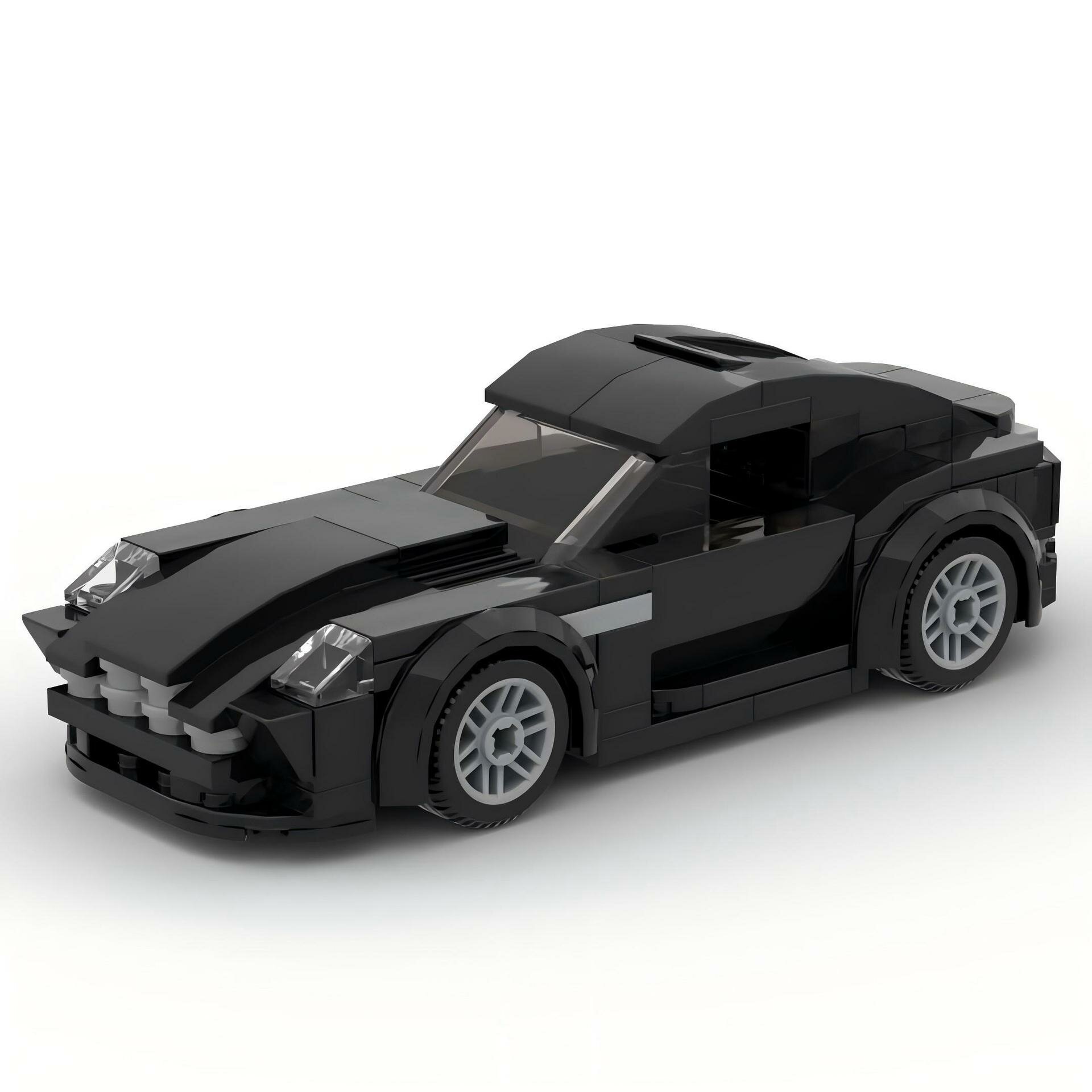 Набор MOC puzzle для сборки игрушечных моделей, коллекция спортивных автомобилей с шестью сетками, творческая сборка моделей автомобилей, детские подарки, подходит для мальчиков