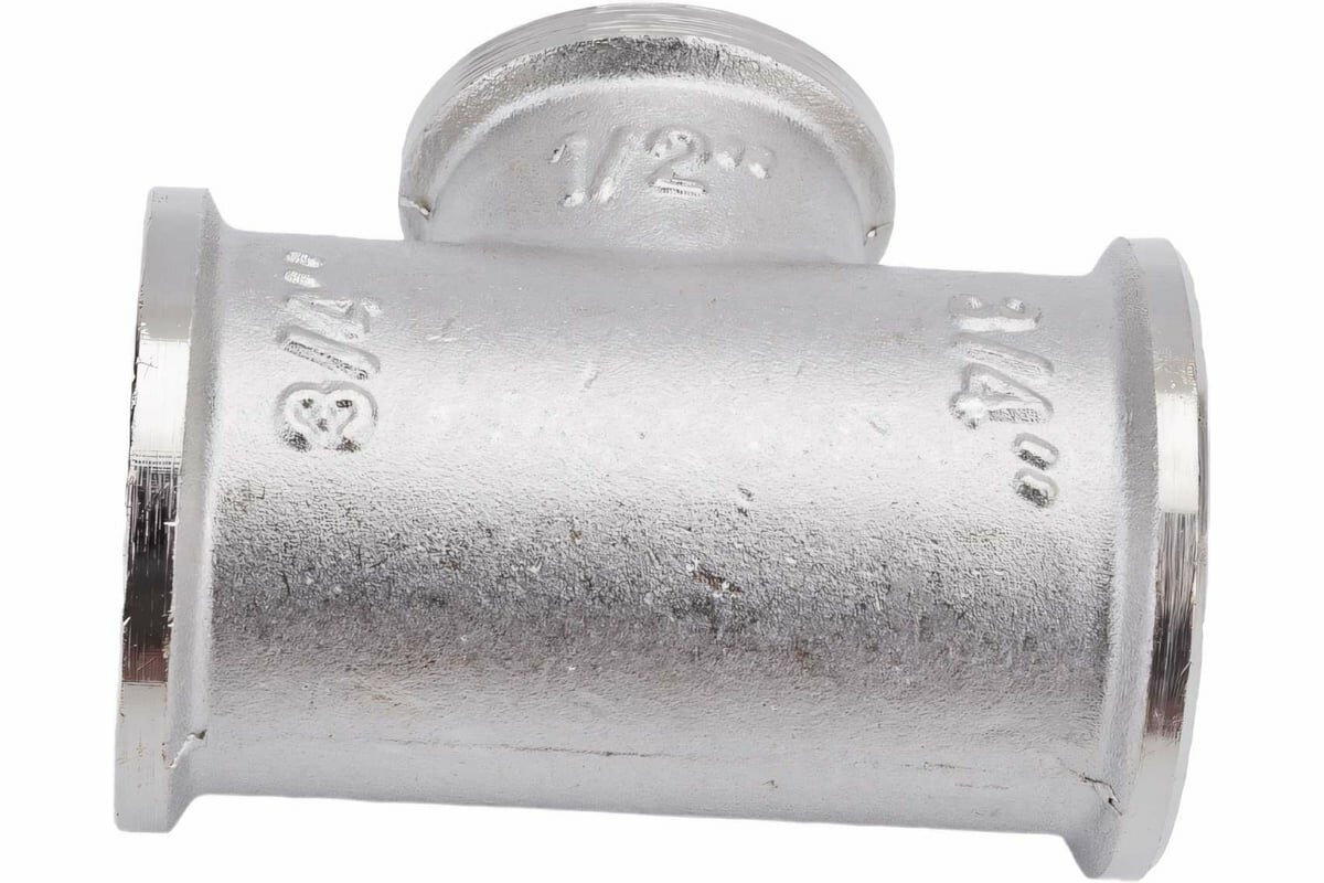 Тройник переходный (3/4"х1/2"х3/4") Valtec VTr.750. N.0504