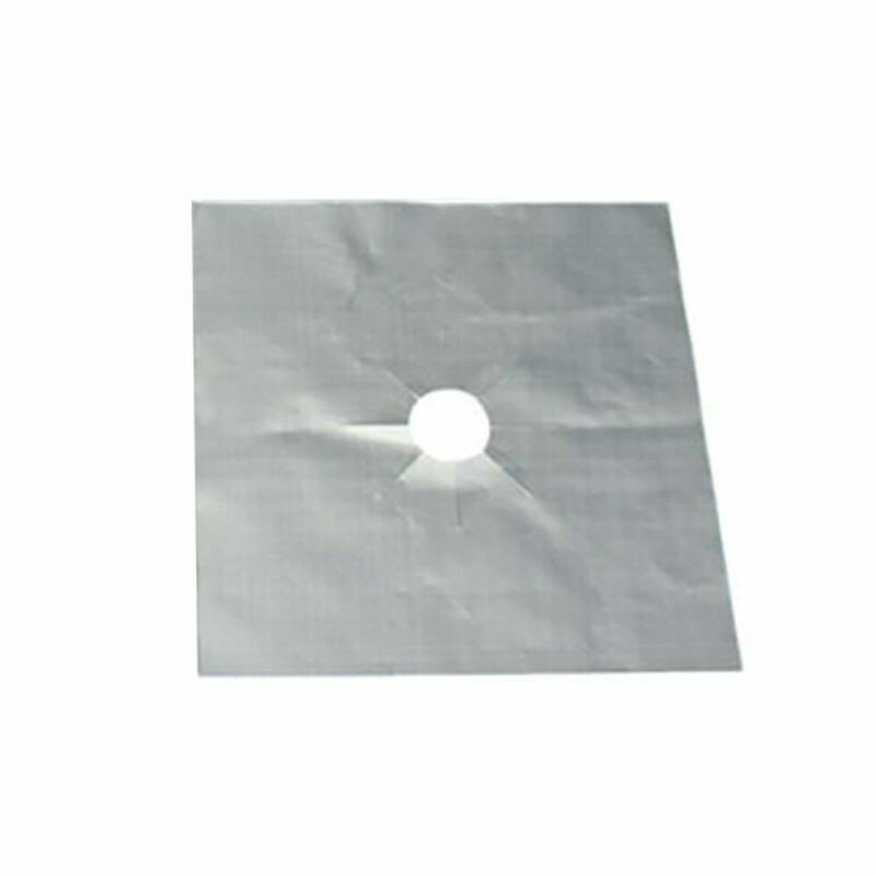 Универсальные защитные подкладки для газовой плиты, серебристые, для чистых и аккуратных кухонь