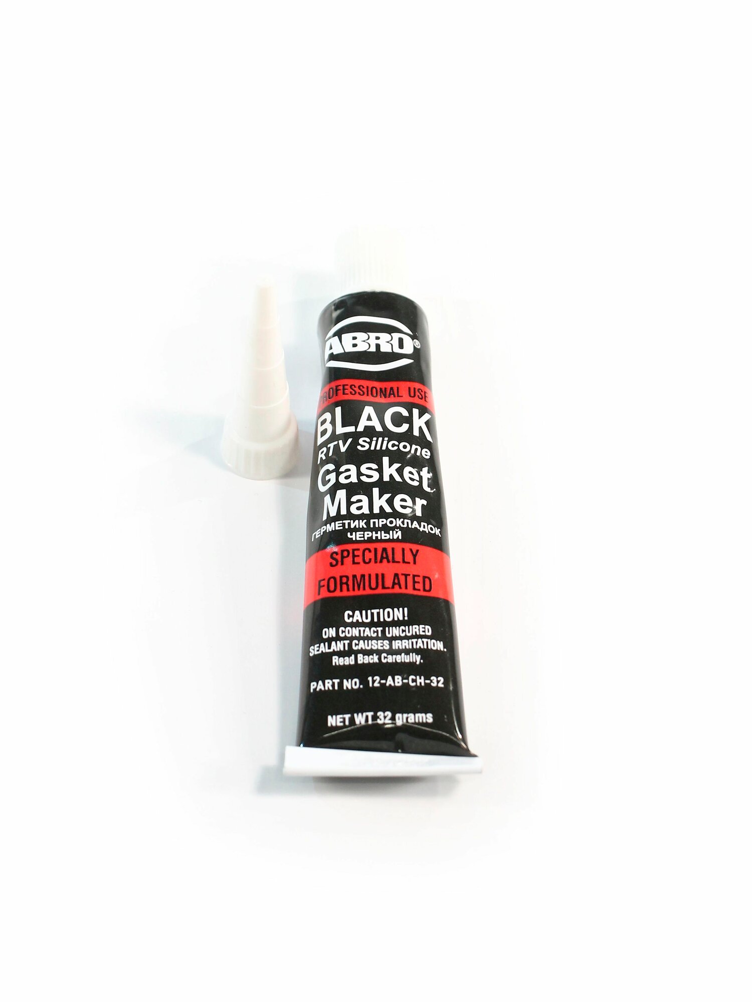 Герметик прокладок 32 гр (силикон) черный ABRO MASTERS