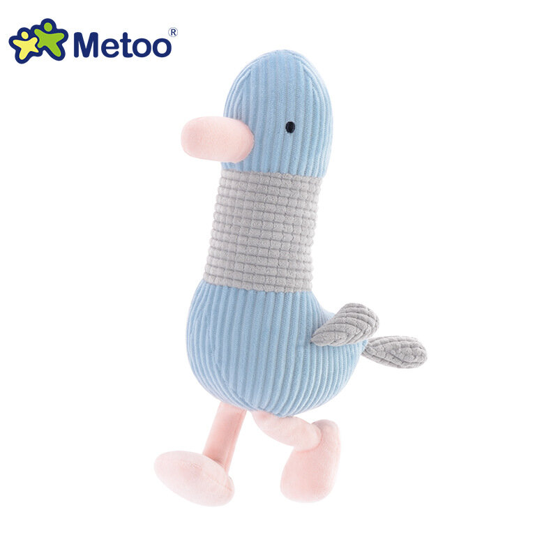 Metoo кролик Чайка красавица кукла Чайка плюшевая игрушка полосатая сумка в виде утки Кулон Шарм детская игрушка Серый
