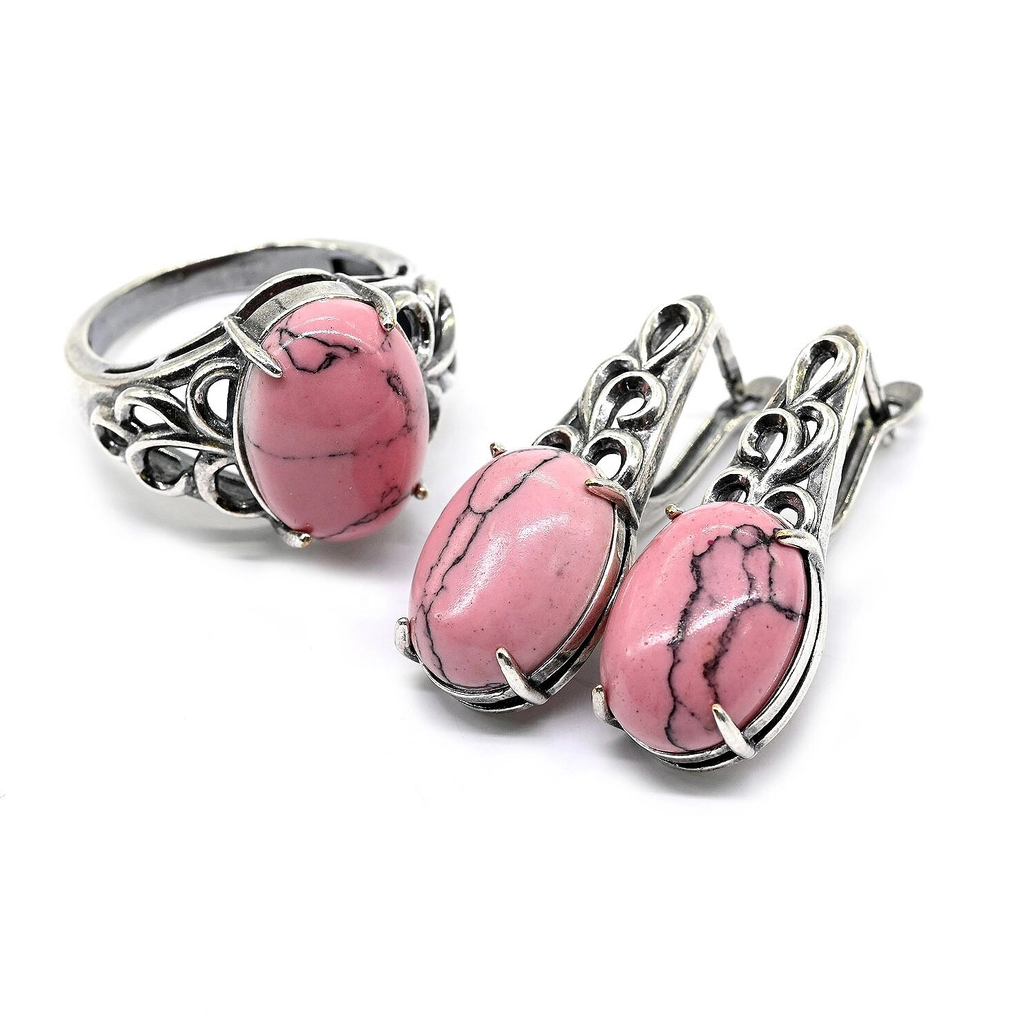 Серьги, кахолонг