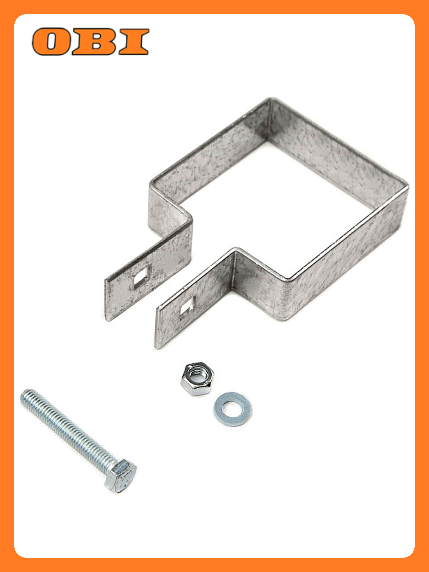 Комплект п-образных хомутов 60x60 мм 3 шт