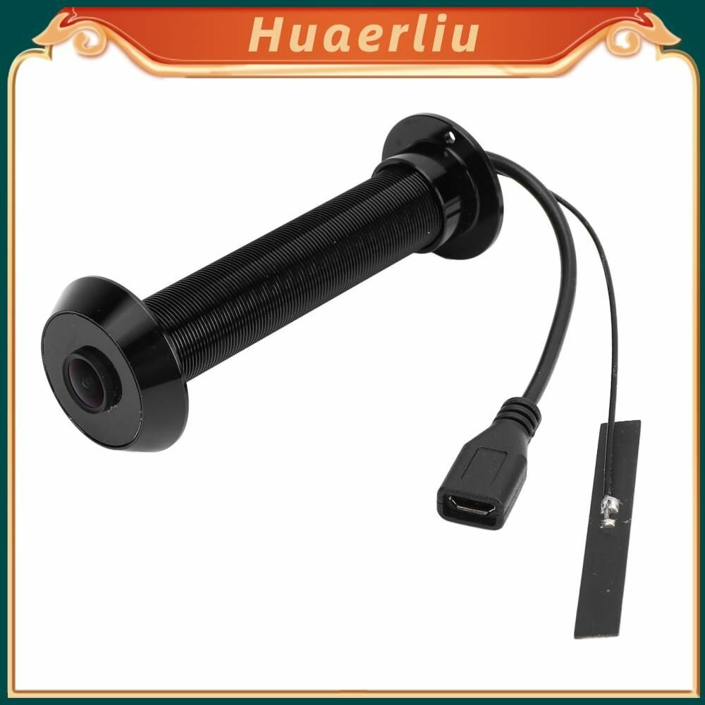 Умная камера для дверного глазка, с широким углом обзора 180 и функцией видеонаблюдения для защиты вашего входа