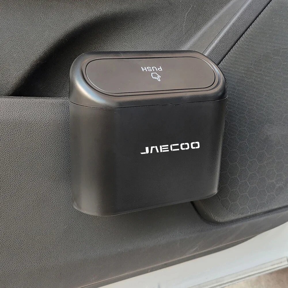 1 шт. для Chery Jaecoo J7 J8 2023 2024 портативный автомобильный контейнер для мусора подвесная мини-мусорная корзина для автомобиля ABS мусорная корзина аксессуары для интерьера автомобиля For JAECOO