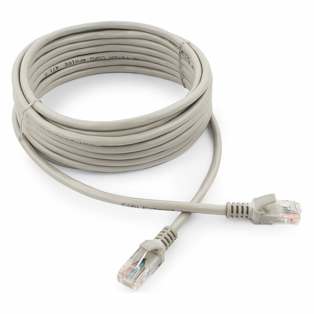 Литой многожильный медный патч-корд Cablexpert UTP PP10-5M