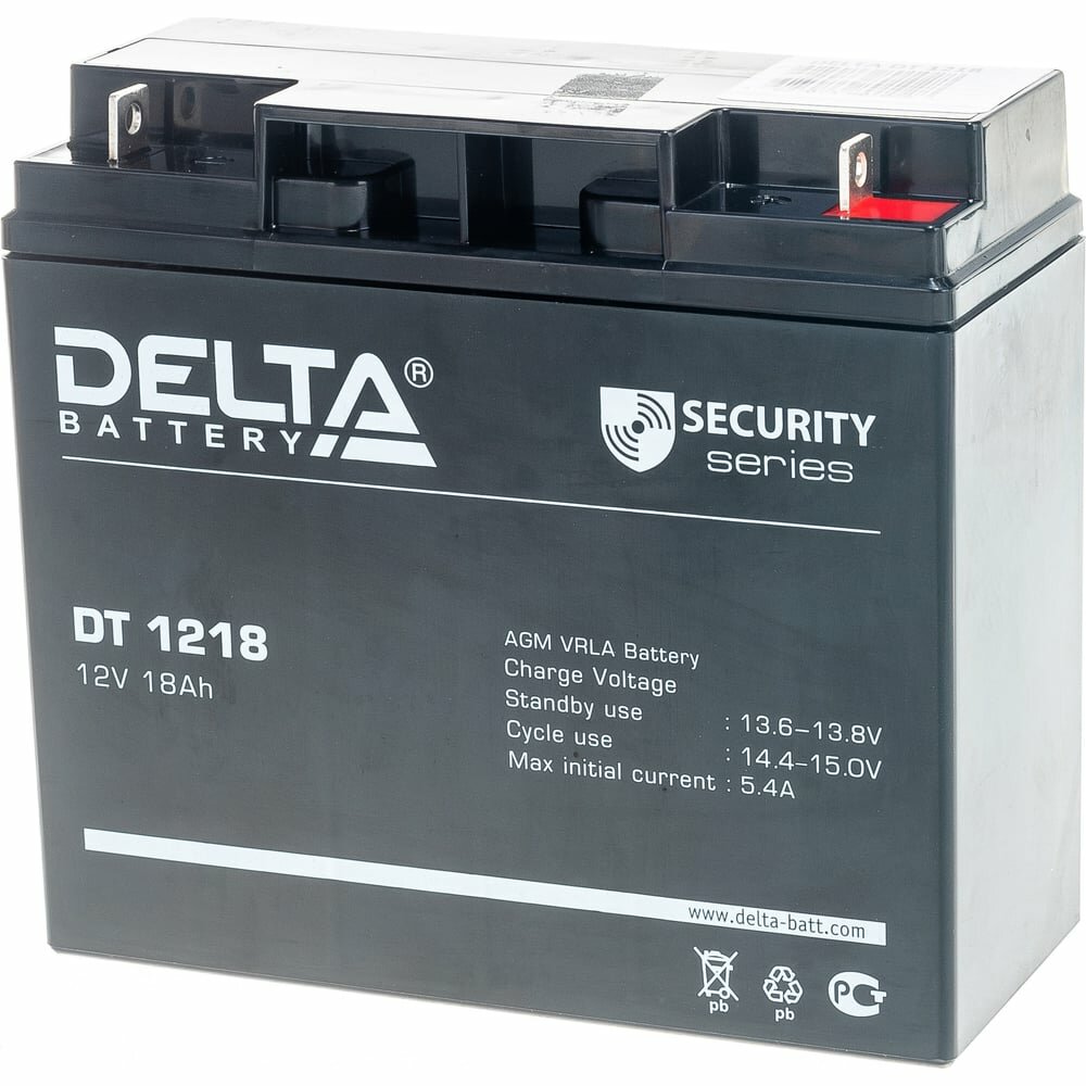 Батарея аккумуляторная Delta DT 1218