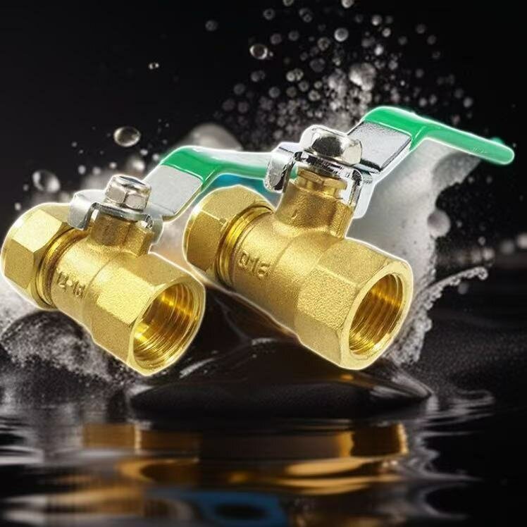 Шаровой клапан, переключатель клапана, латунный шаровой клапан, 4-портовый, ручной, с фиксированной картой, тип рукава, подключение для теплого пола, алюминиевая пластиковая труба, шаровой клапан