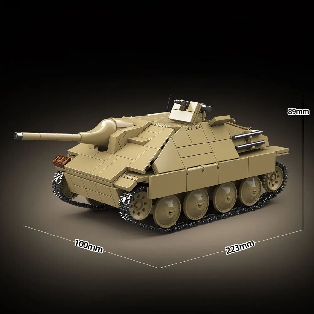Конструктор DBPALY Танк-разрушитель Jagdpanzer 38(t) Hetzer 702 деталей