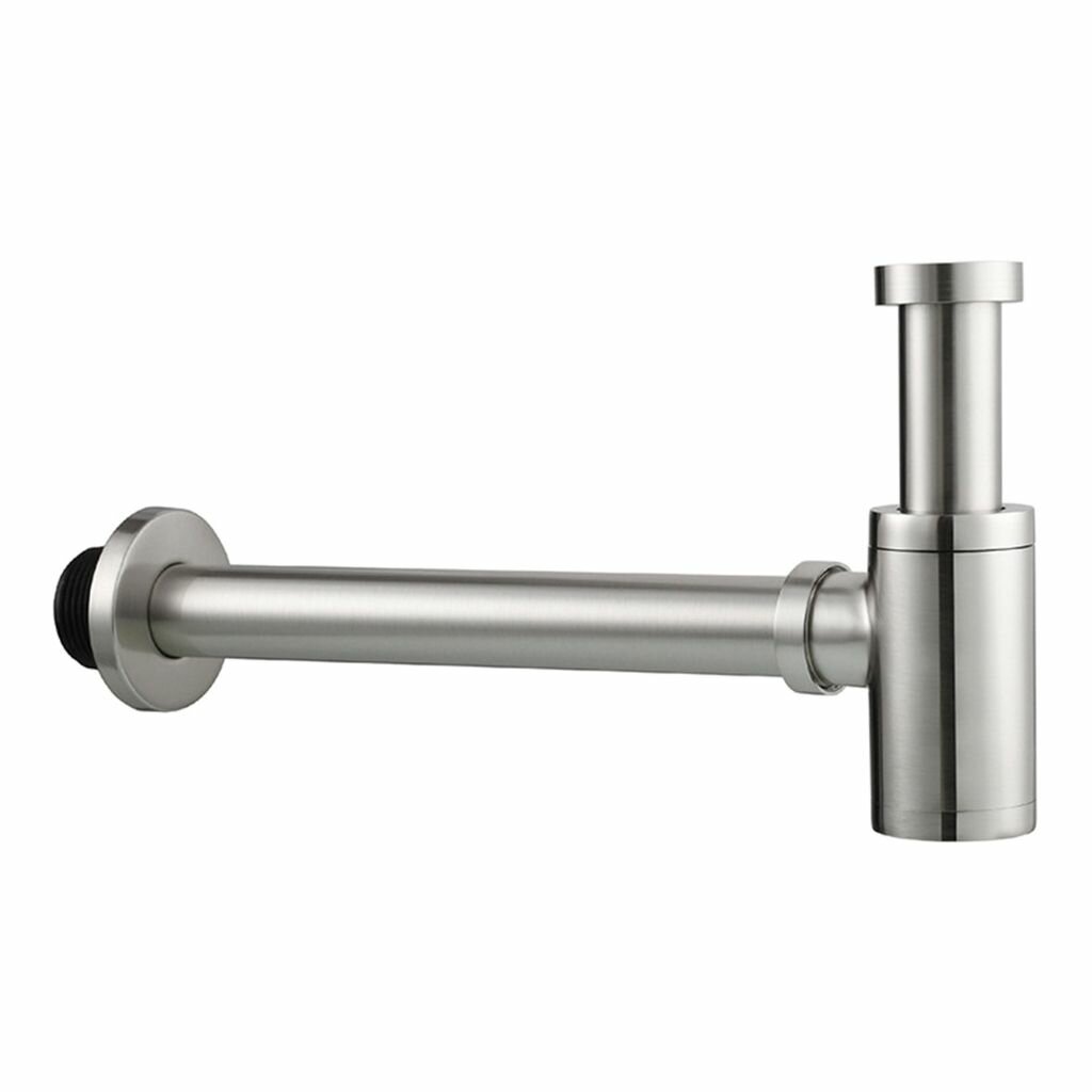 Настенная дренажная труба матового цвета