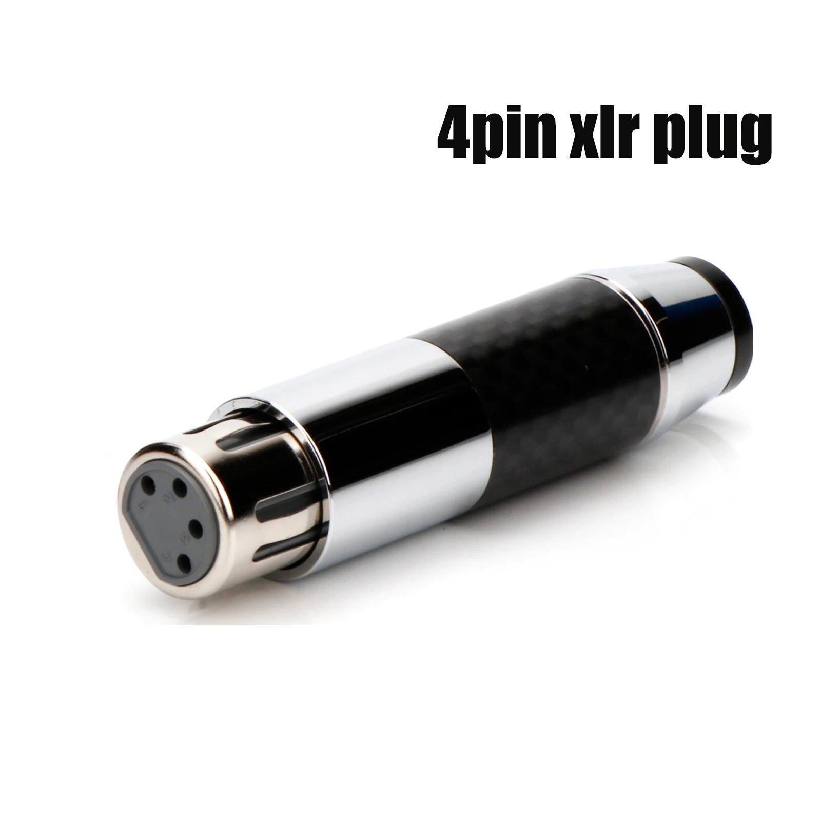 XLR 4pin разъем Preffair XR1814F Black, 1шт