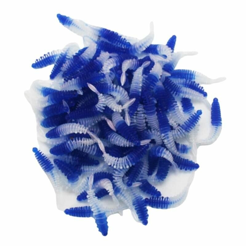 20 штук мягких приманок "Вьюн", - 4